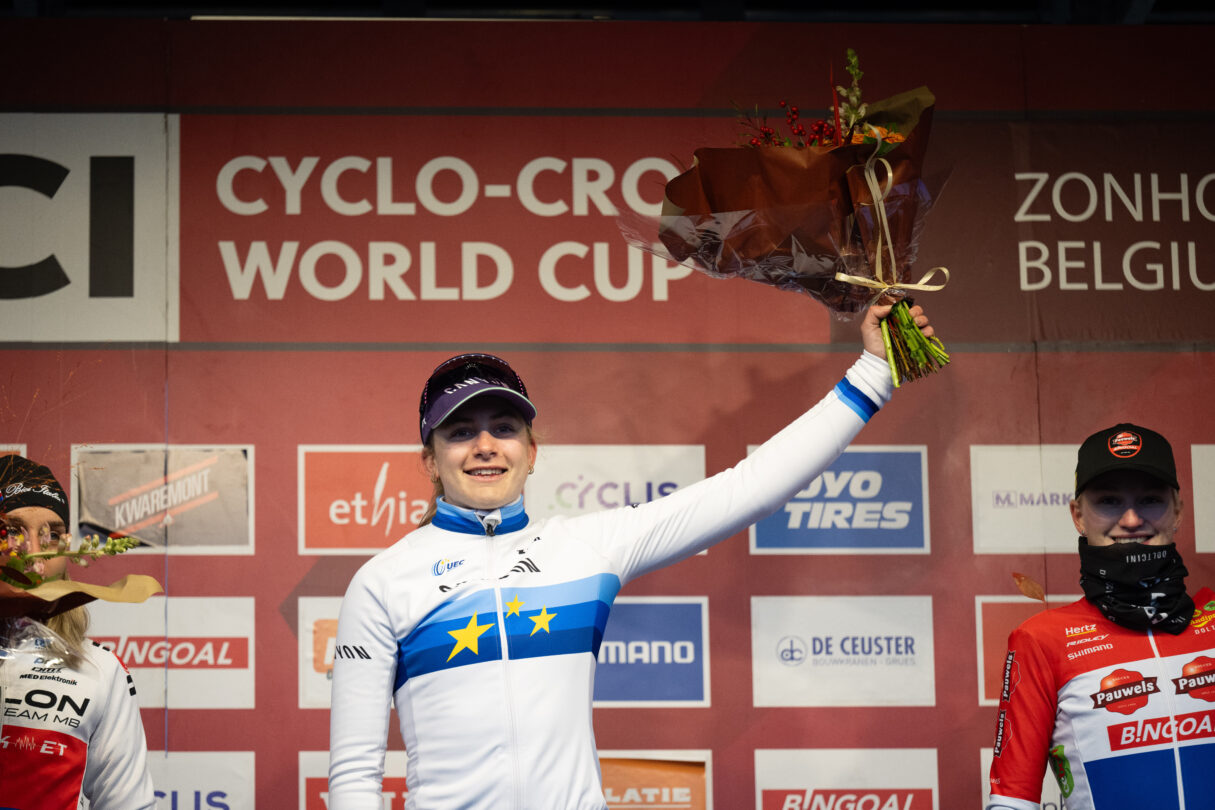 ZOE TAKES ANOTHER ELITE WORLD CUP PODIUM IN ZONHOVEN - WMNCYCLING